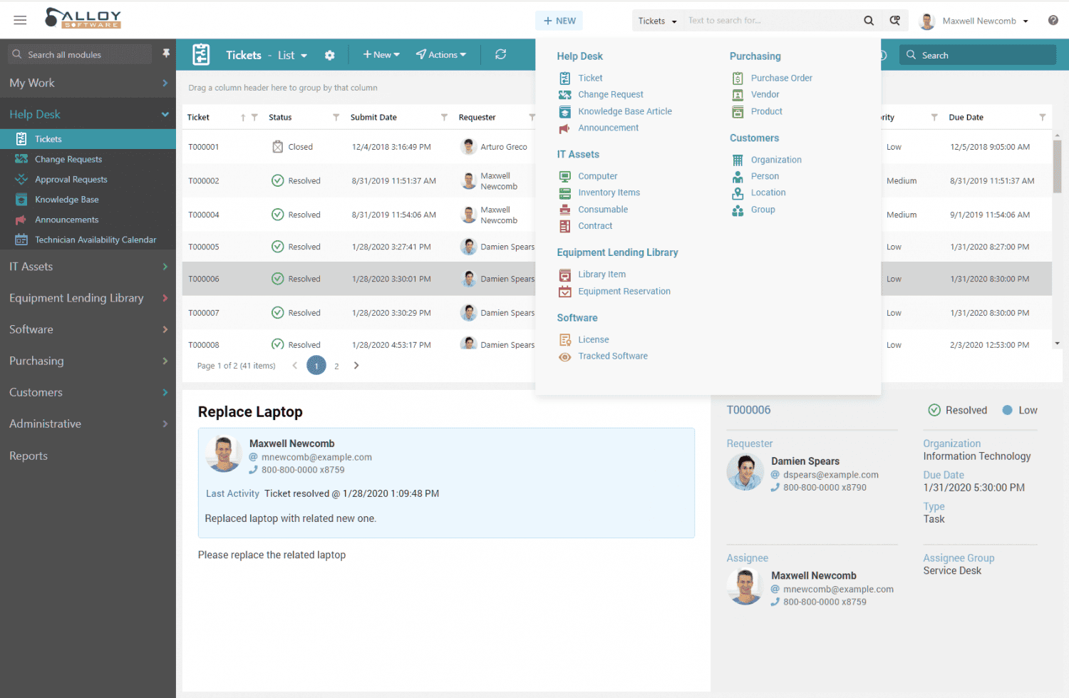 IT Service Desk Software | Alloy
