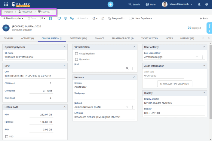 IT Asset Management Software | ITAM Solution | Alloy