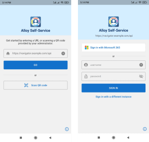 Alloy Self-Service Mobile: Smooth Onboarding with QR Code | Alloy Software